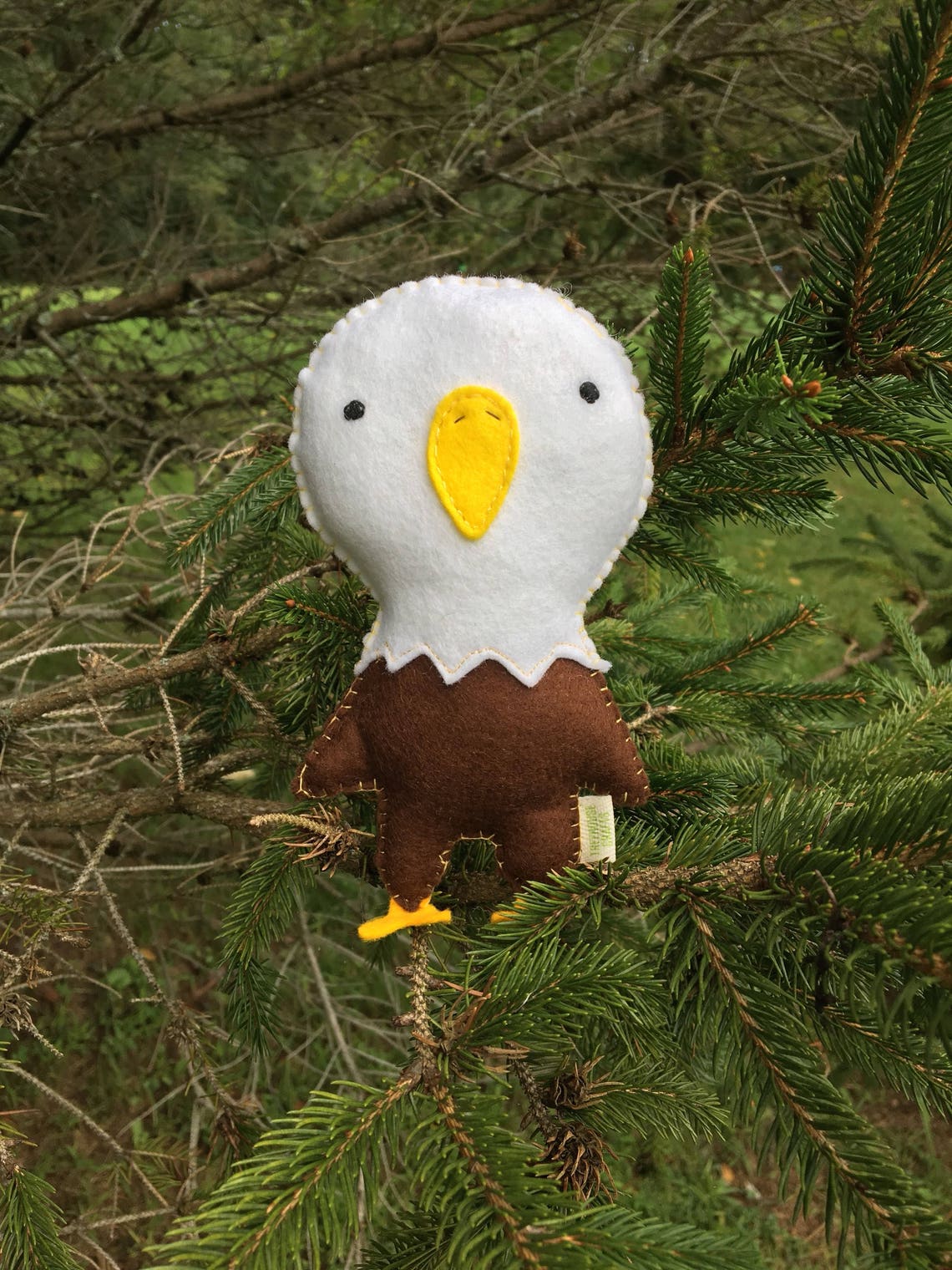 Felt Stuffed Bald Eagle Felt Eagle Toy Stuffed Eagle | Etsy