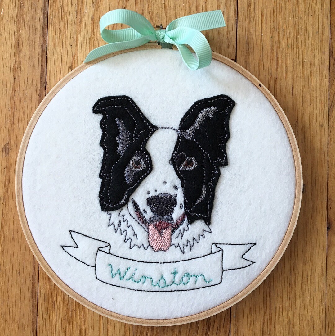 Custom Dog Embroidery Custom Pet Embroidery Custom Stitched | Etsy