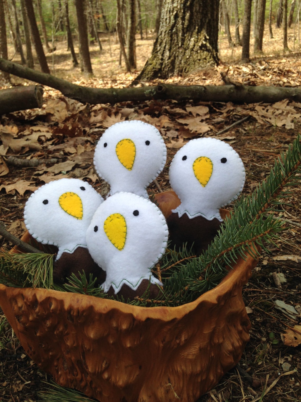 Felt Stuffed Bald Eagle Felt Eagle Toy Stuffed Eagle - Etsy