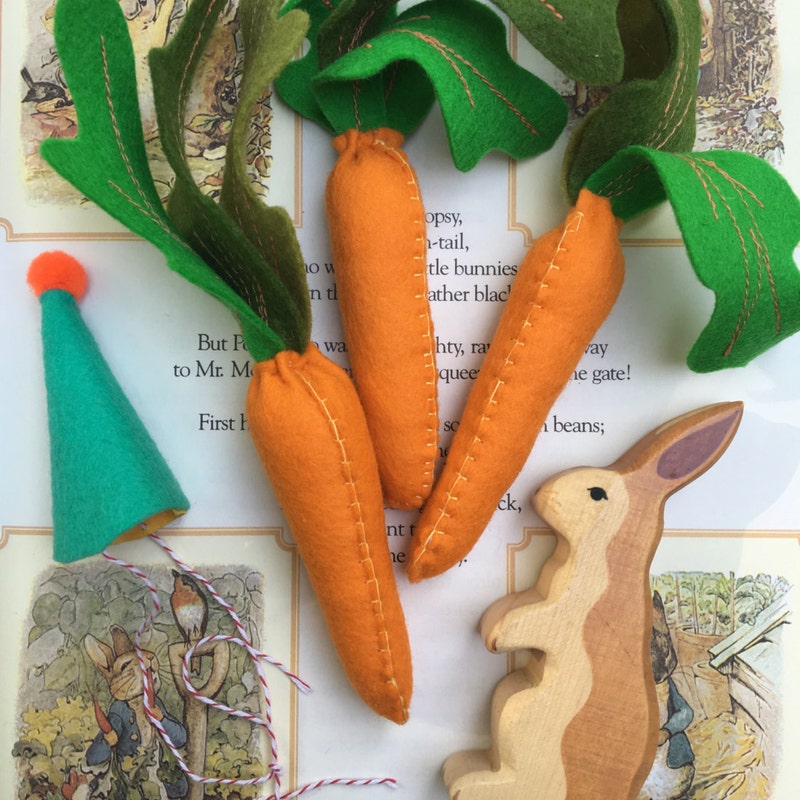 Felt Carrots - Etsy