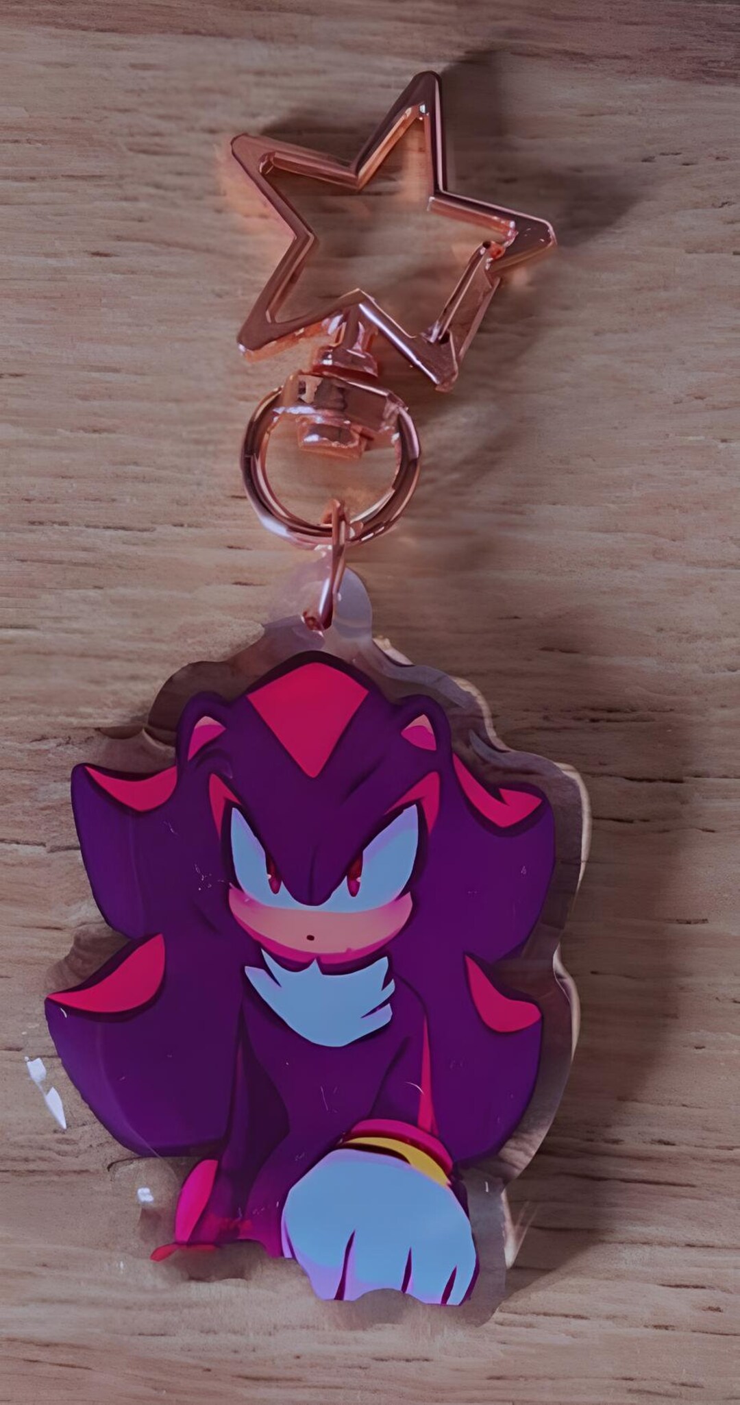 Key Ring Shadow the Hedgehog Sonic - Etsy