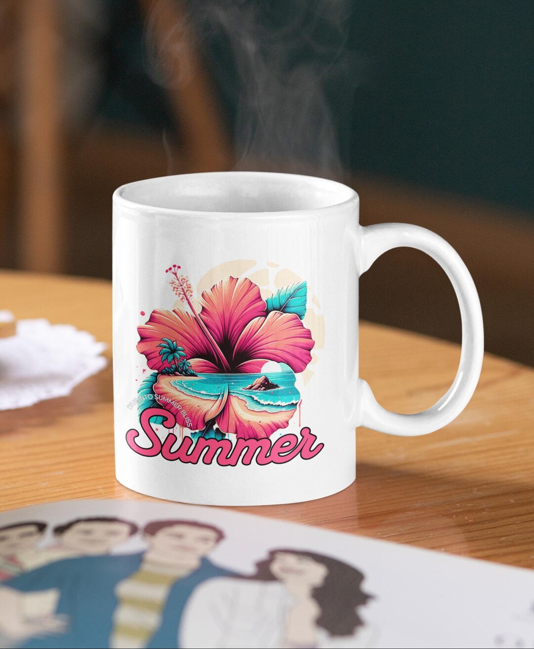Summer Vibes Mug. Beach Please: Summer Mug. Ocean Breeze Mug. - Etsy