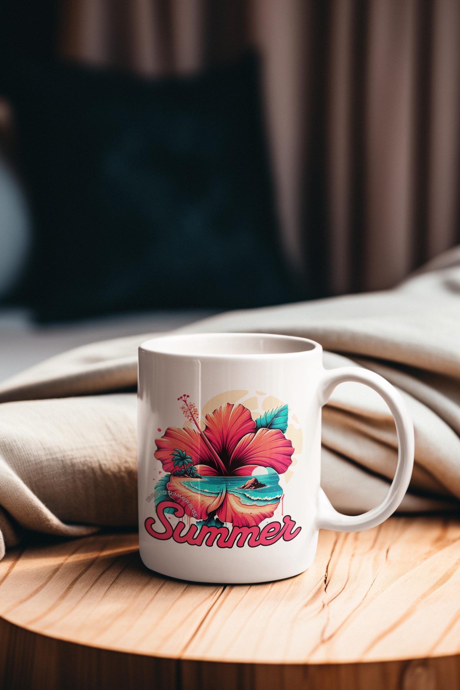 Summer Vibes Mug. Beach Please: Summer Mug. Ocean Breeze Mug. - Etsy