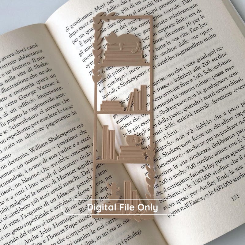 3d Print Fall Bookmark - Etsy