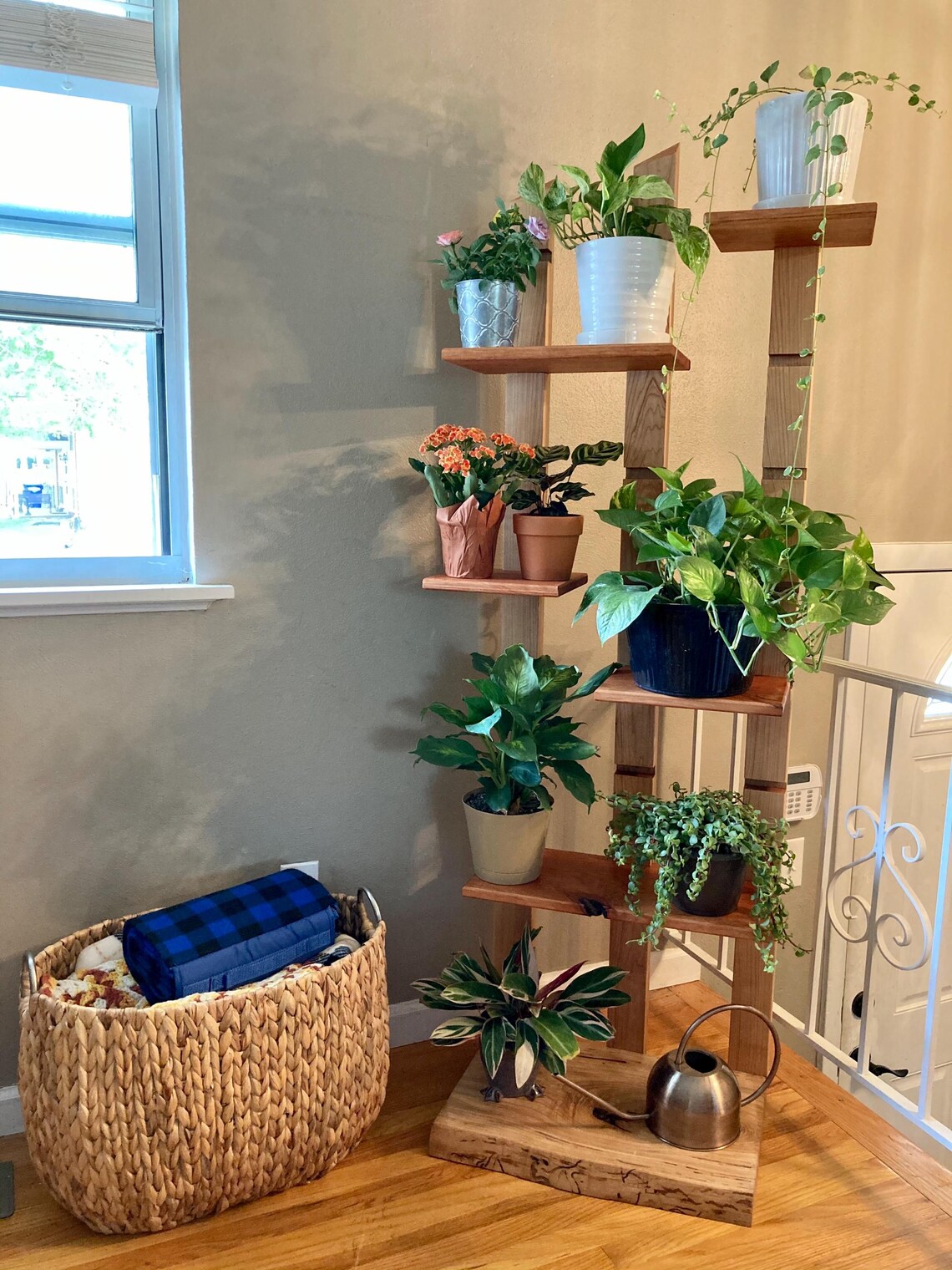 Modular Elm & Maple Plant Stand – Customizable Shelf System With ...