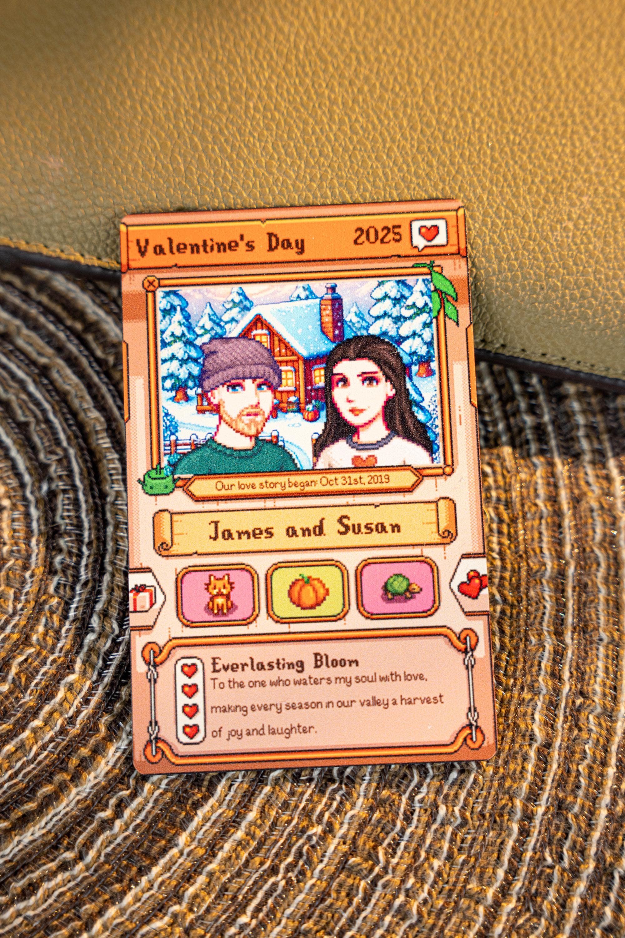 Personalized Stardew Valley Anniversary Card: Gamer Gift - Etsy