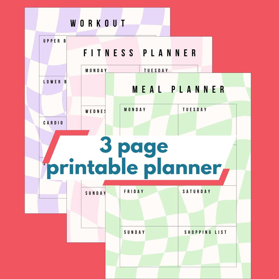 Printable Diet Plan Printable Week Meal Planning Charts Food Meal Plan ...