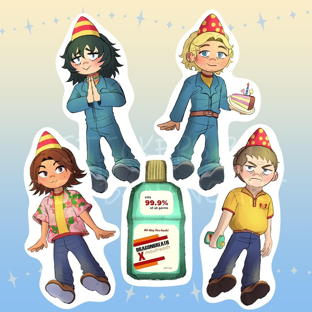 Mouthwashing Stickers Vinyl - Etsy