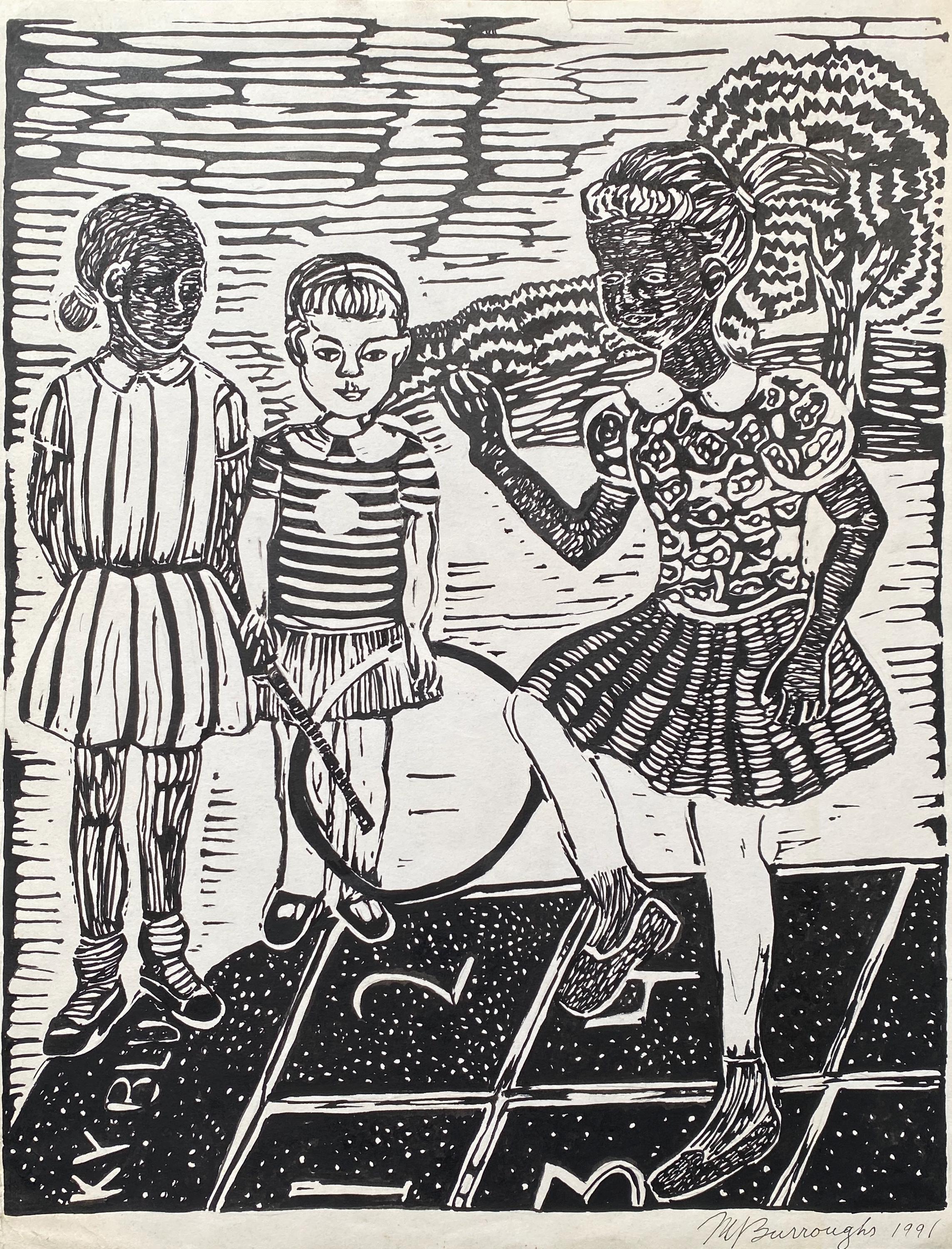 Margaret Taylor-burroughs Drawing on Paper - Etsy