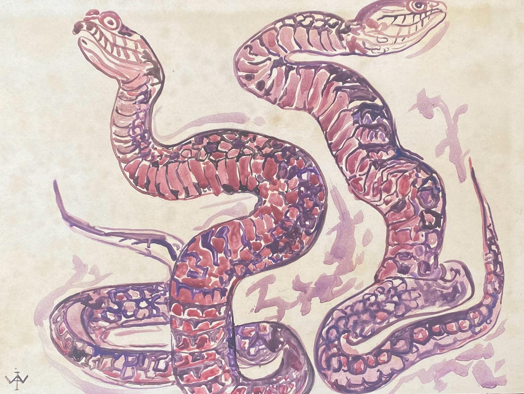 Walter Anderson Drawing on Paper - Etsy