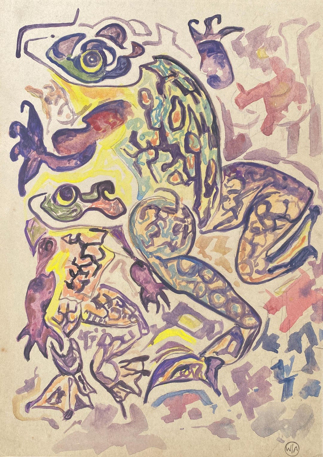 Walter Anderson Drawing on Paper - Etsy