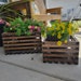 Hanging Plant Crates Wooden Plant Crates Decorative Plant Crates Garden ...