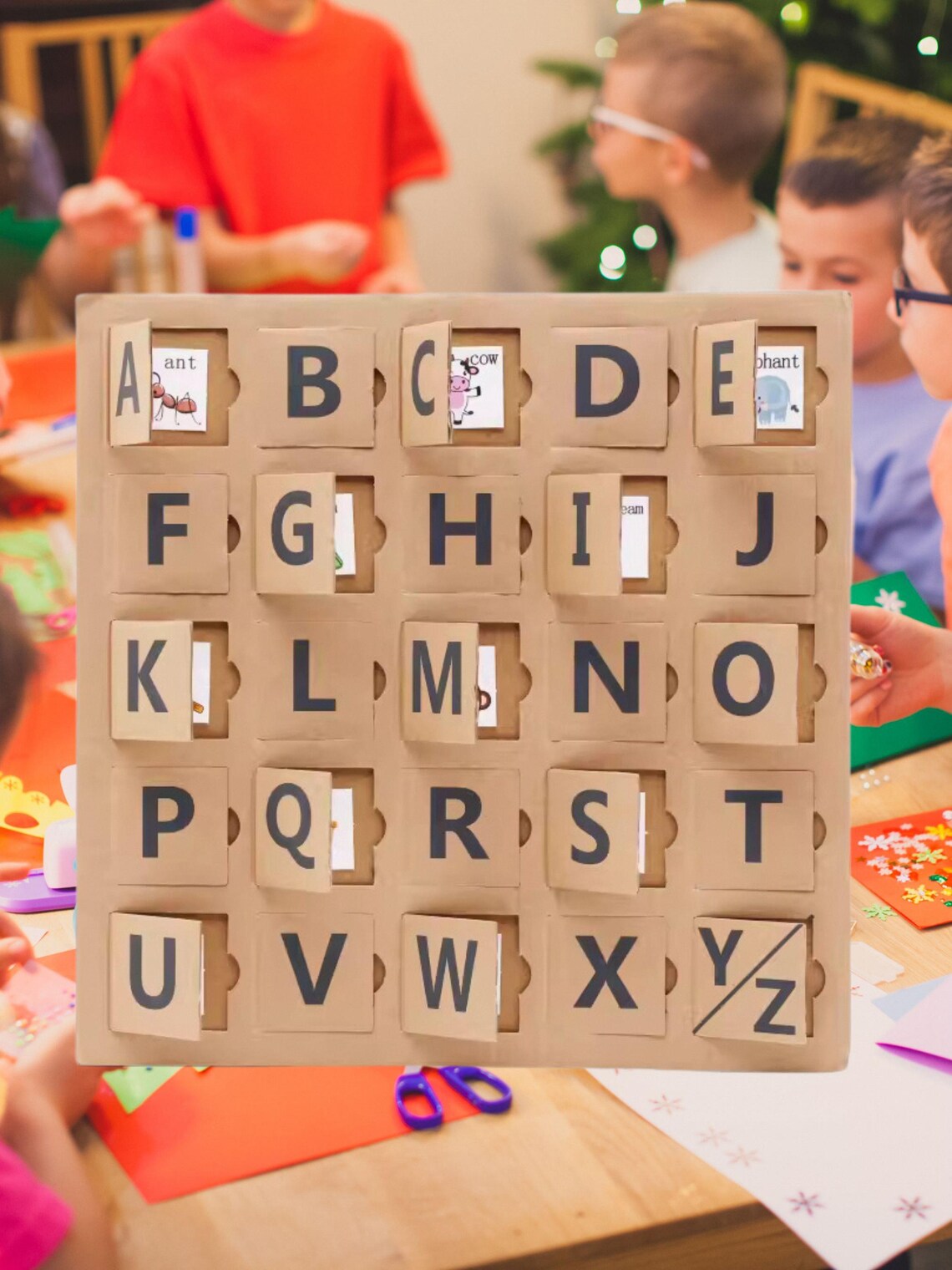 Alphabet Flashcards Matching Game,140 Word Cards Educational Toy ...