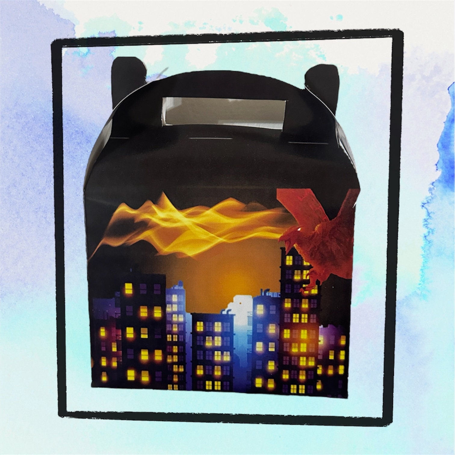 Godzilla King of the Monsters Box, Godzilla Boxes , Godzilla Favor Box ...