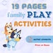 Bluey Kids Activity Sheets, Print at Home, Family Games *word Search ...