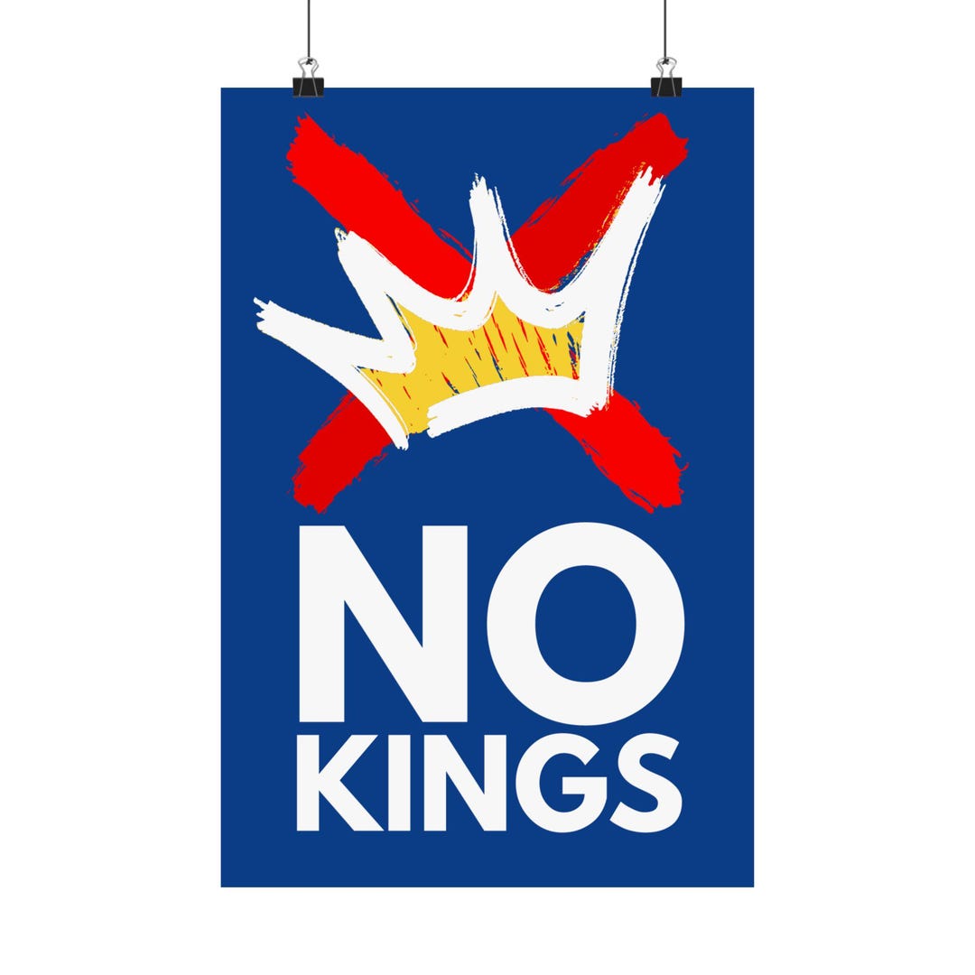 NO KINGS Anti-authoritarian Protest Sign ,resist Tyranny, Support ...