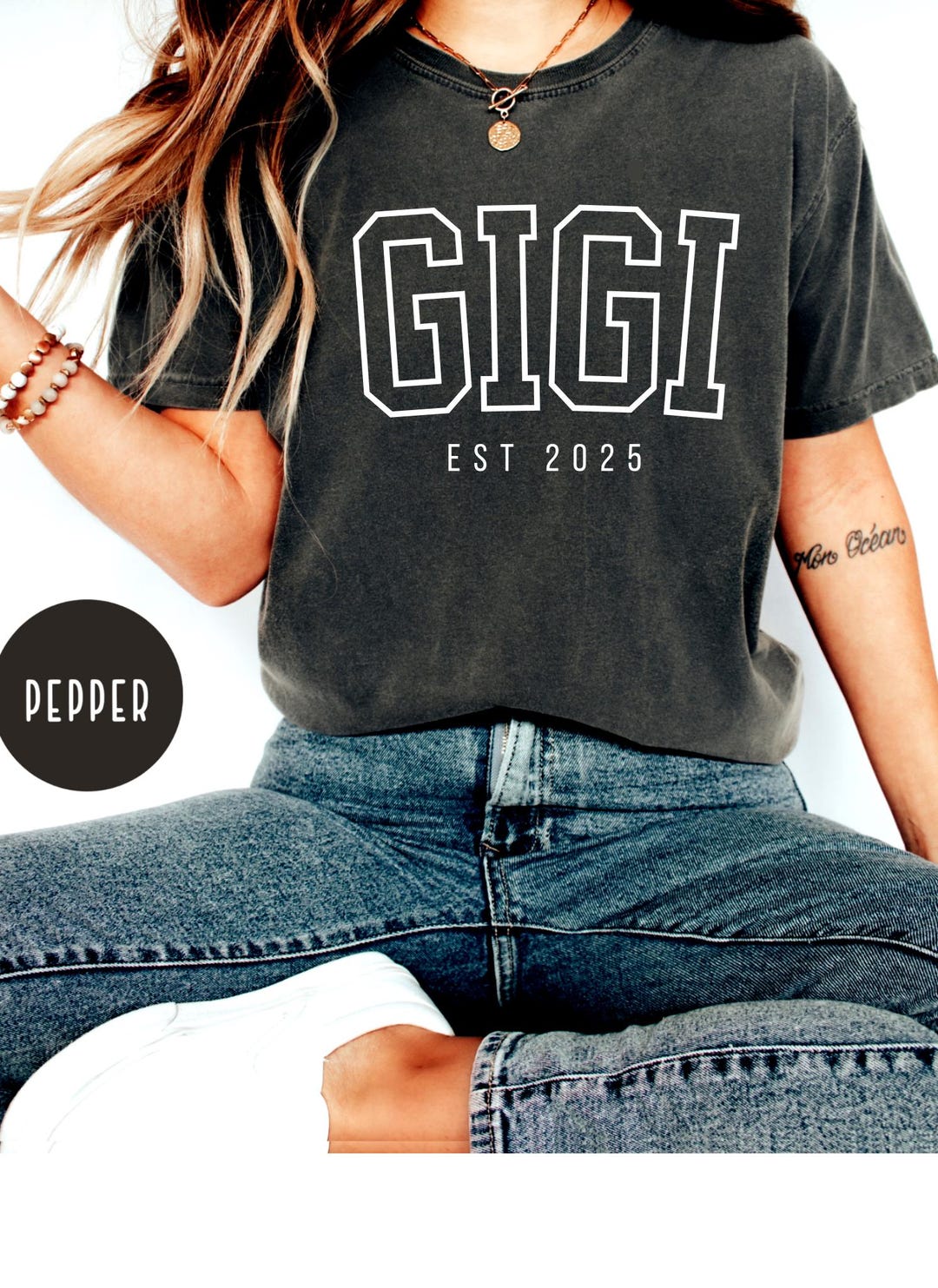 Gigi Est Shirt, Custom Gigi Shirt, Gigi Est 2025 Shirt, Pregnancy ...