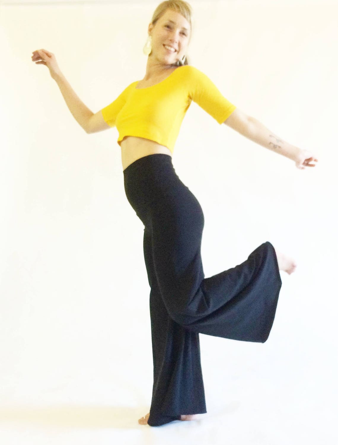 Trance Pants// Palazzo Pants//stretch Hemp & Organic Cotton//eco ...