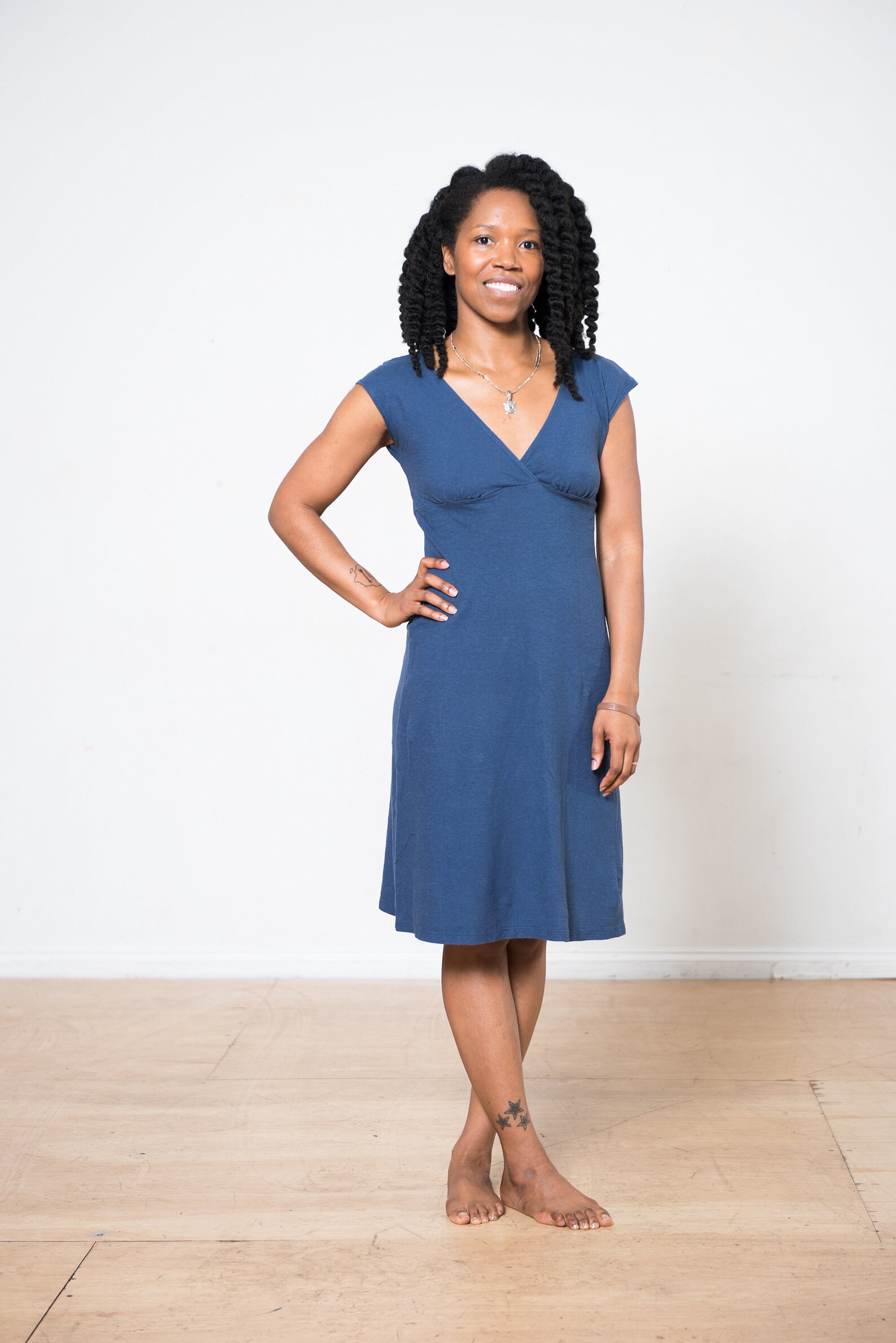 Spring Day Dress // Organic Cotton & Hemp Jersey // Eco Fashion - Etsy