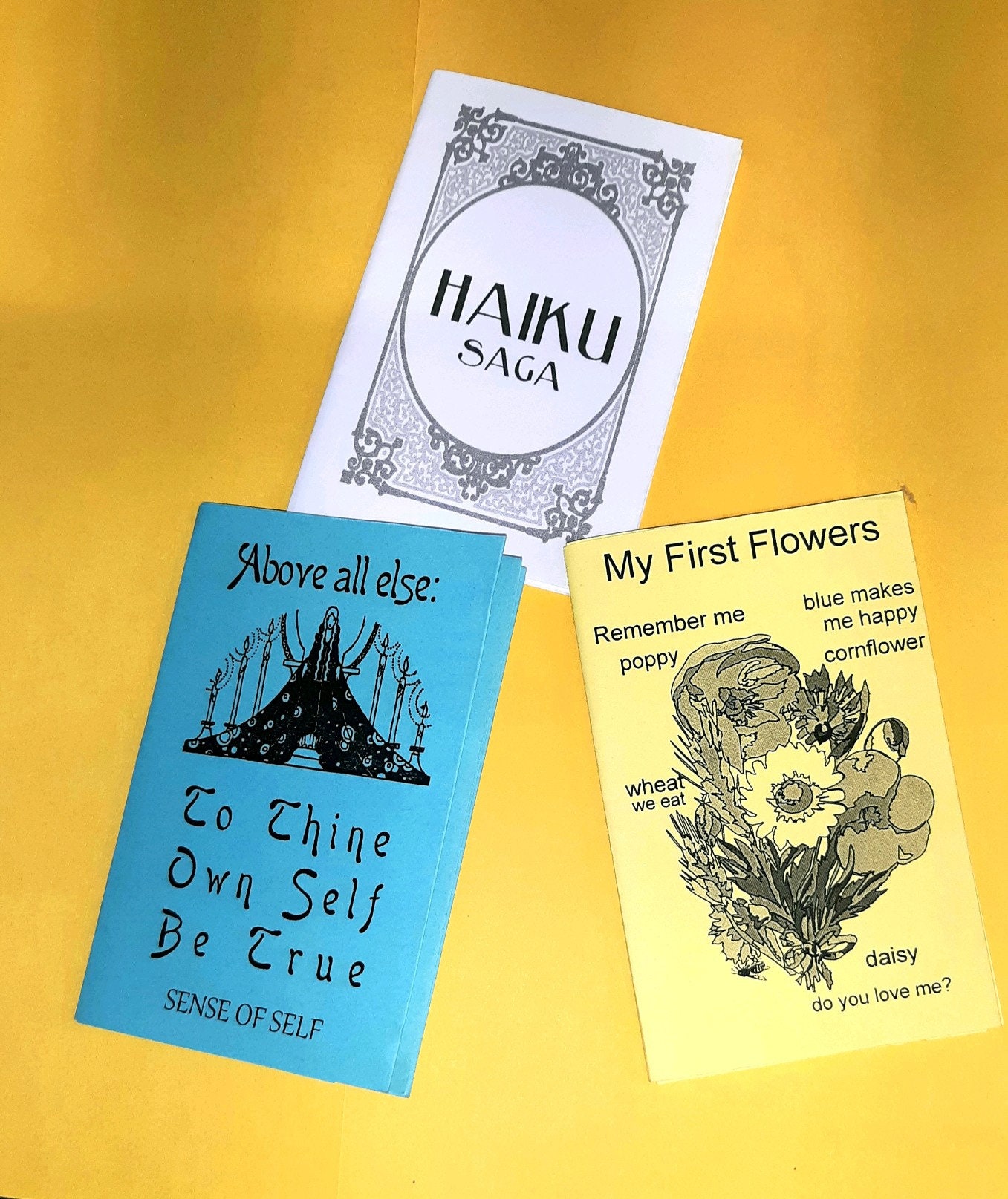 Zines Are Mini Books With Unique Themes Art Haiku Poetry - Etsy