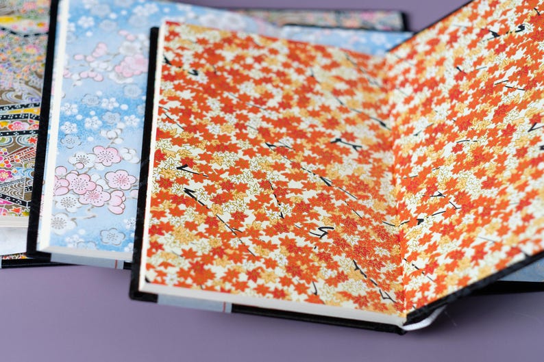 Handmade Japanese Journals – Vintage Silk Brocade Kimono Covers With ...
