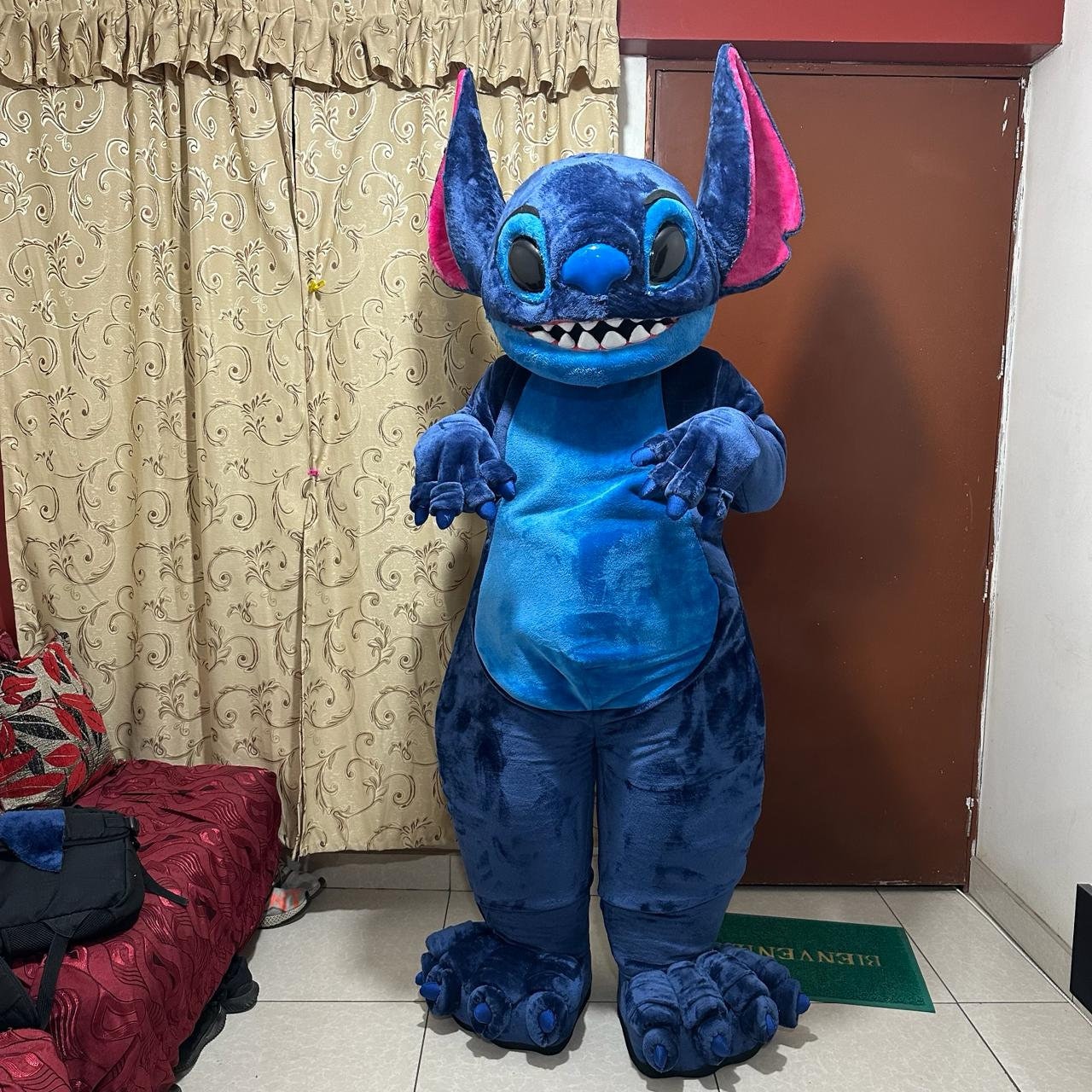 Stich Fiberglass Head Mascot Costumes Party Event Botarga Birthday ...