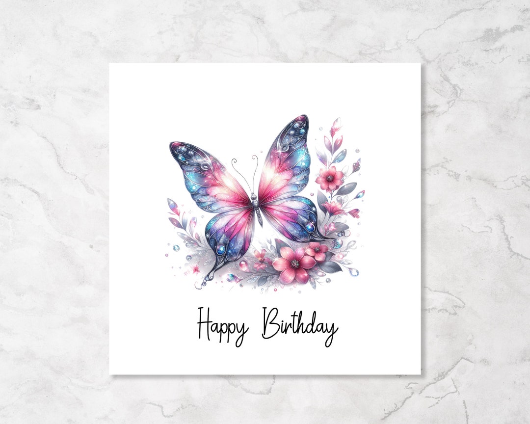 Birthday Card for Her Female Birthday Card Happy Birthday Ladies ...