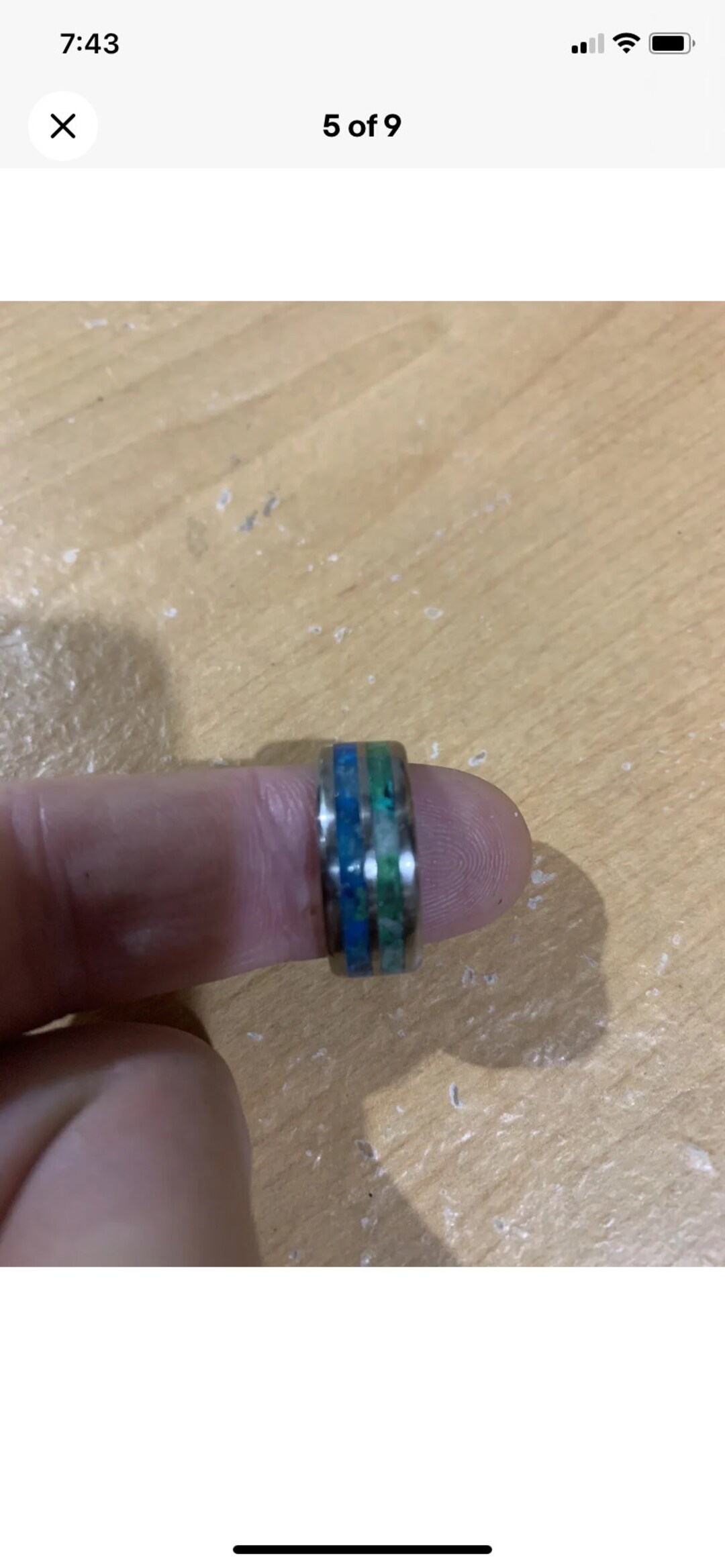 Custom Inlay Ring Made to Order, Can Be Any Colors and Can Choose Which ...