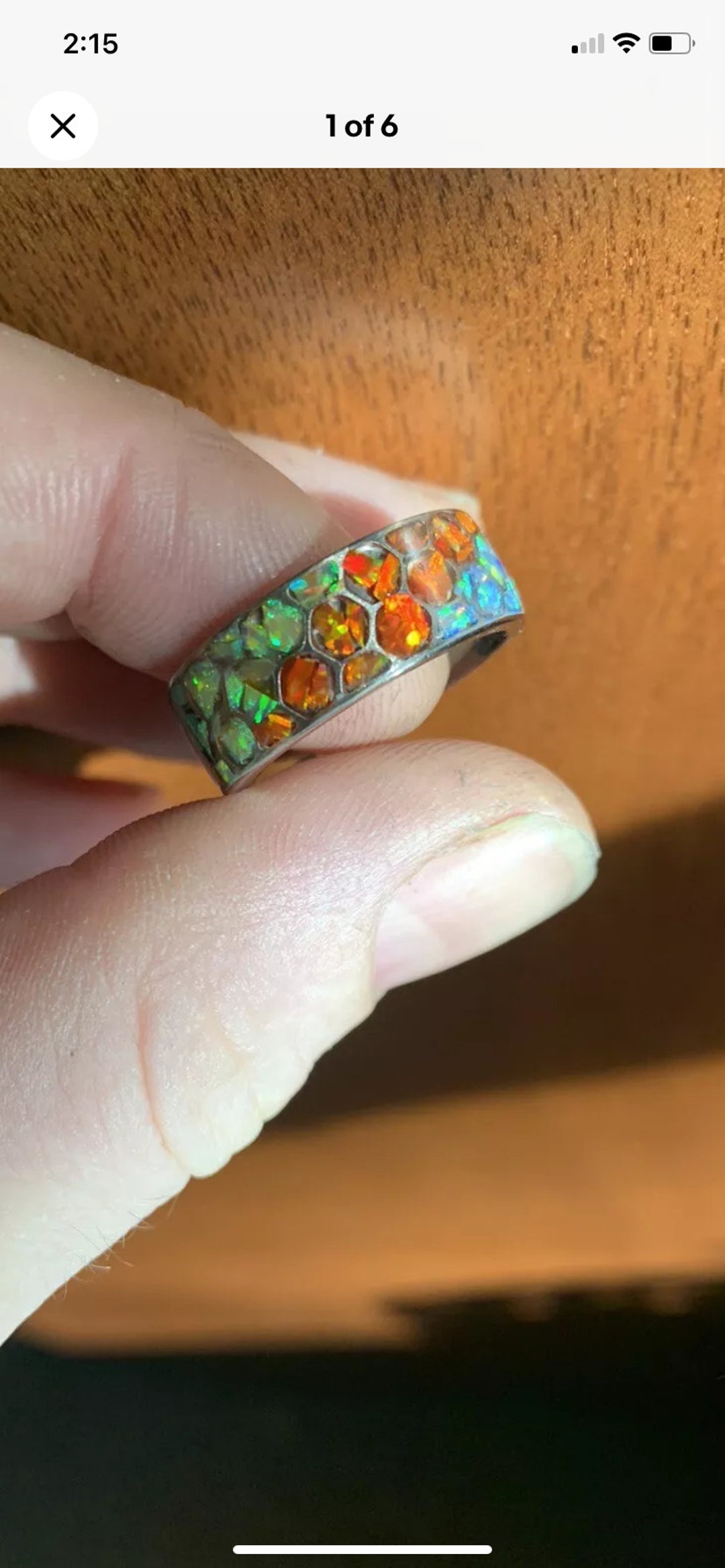 Rainbow Ring Made From Opals, Making A One of A Kind Look - Etsy