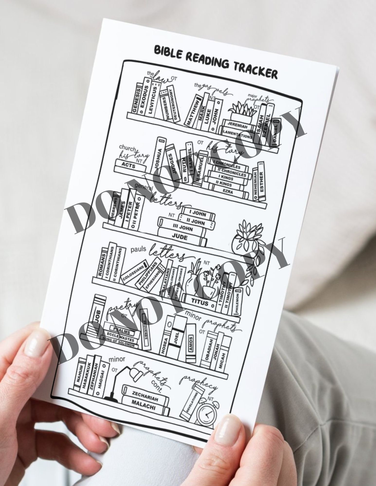 Bible Book Tracker Printable, Bible Reading Tracker Printable ...