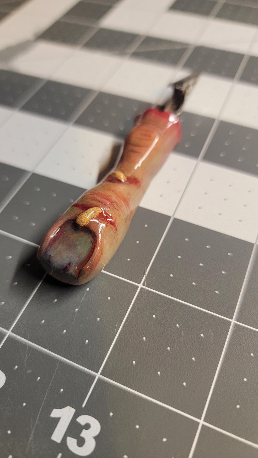 Clay Sculpted Rotten Finger Cigarette Clip Holder|hand Sculpted ...