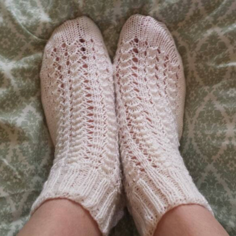 Pointelle Socks - Etsy