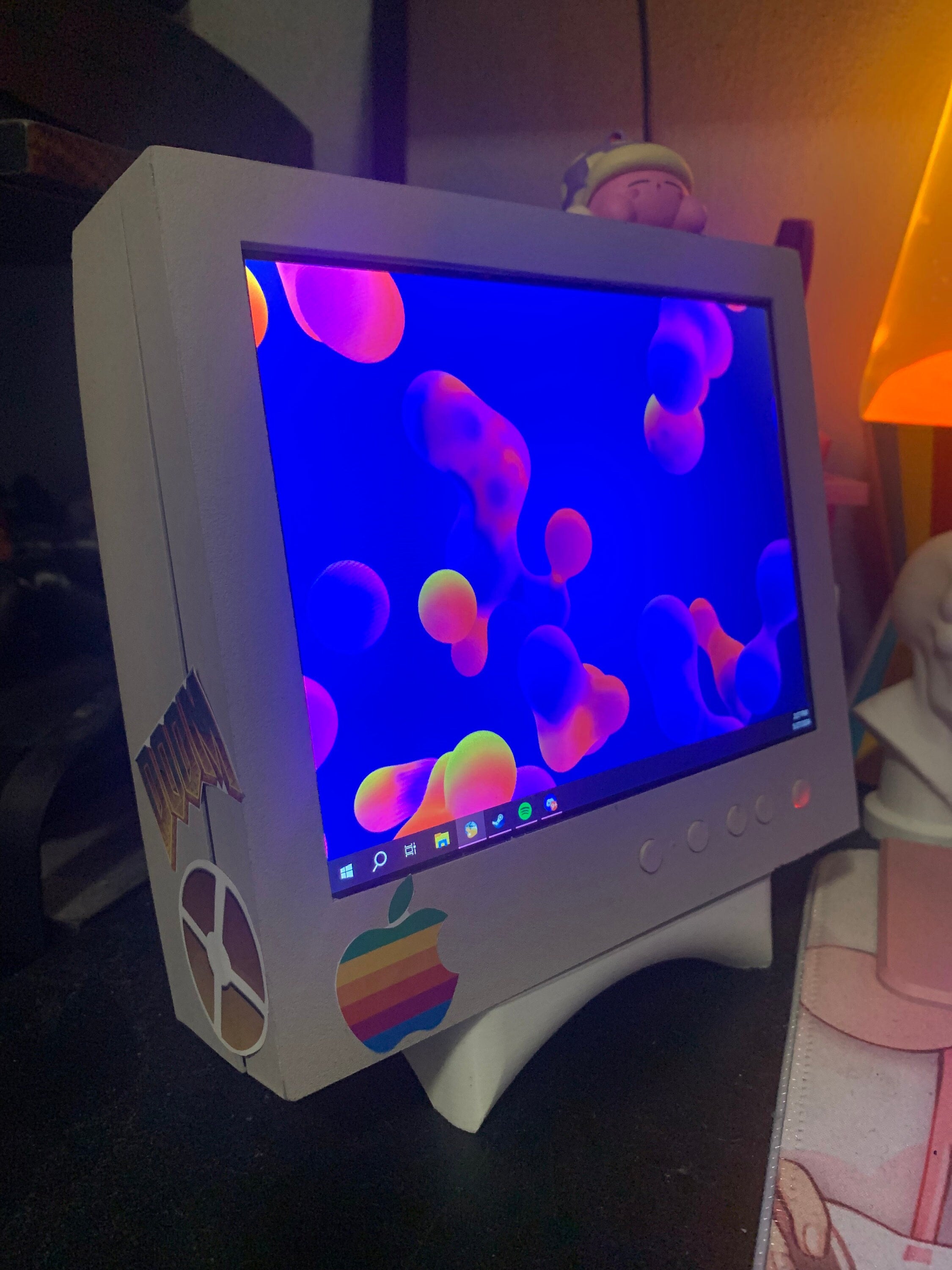 3D Printed Retro Inspired Mini CRT Monitor - Etsy