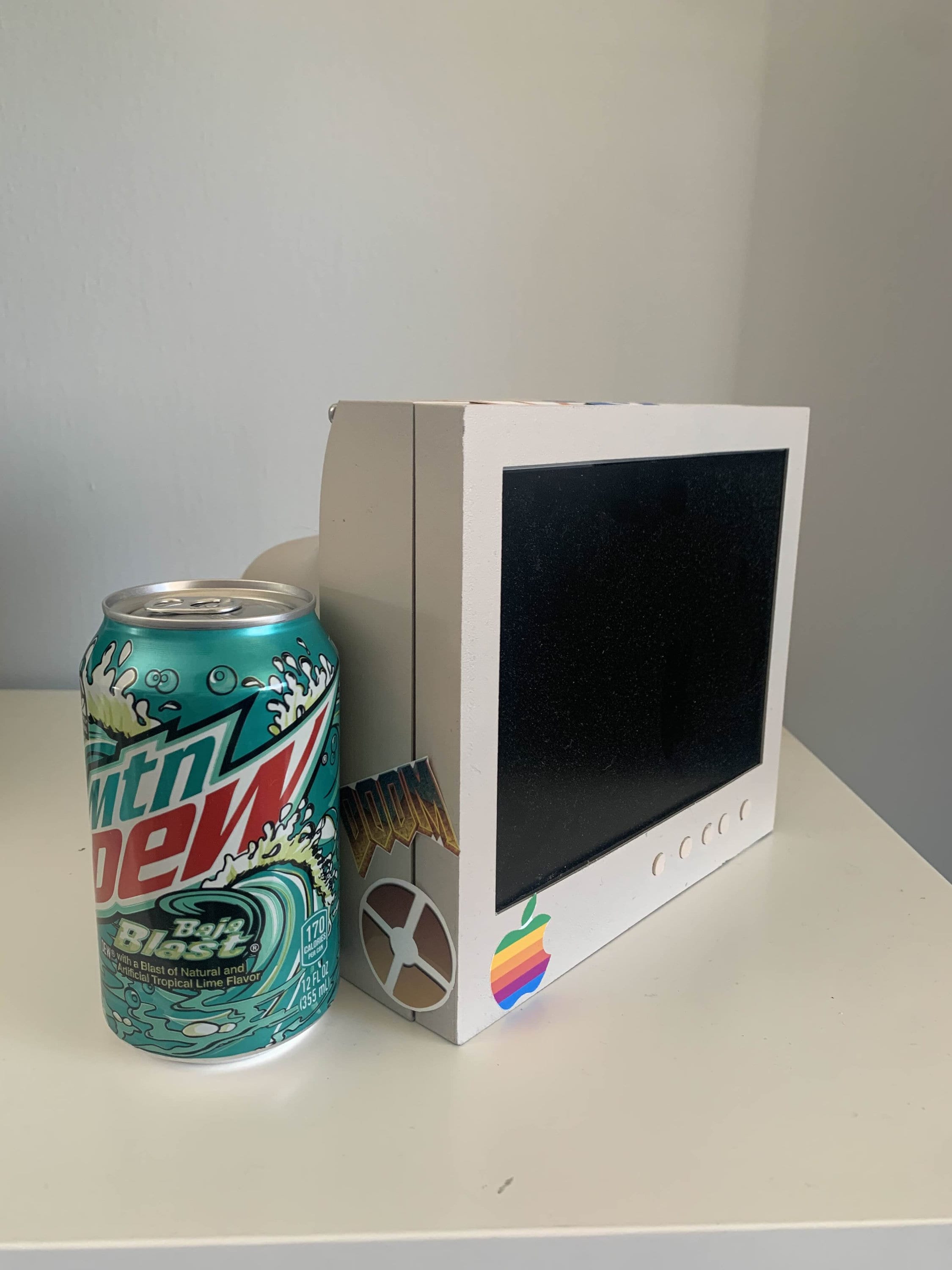 3D Printed Retro Inspired Mini CRT Monitor - Etsy