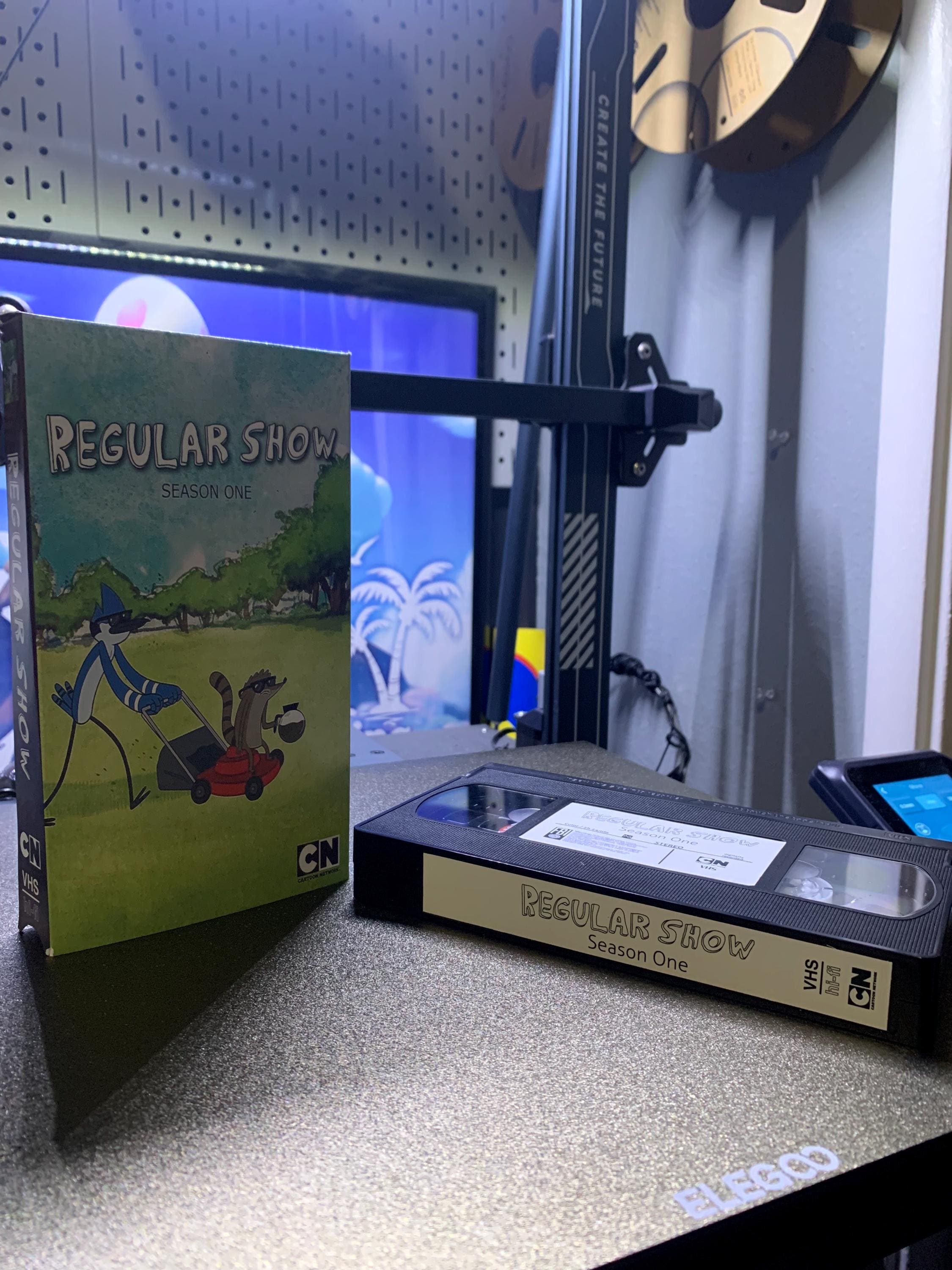 Custom Regular Show Season 1 Vhs Tape - Etsy