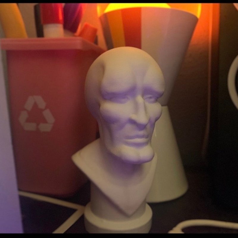 Handsome Squidward Statue - Etsy