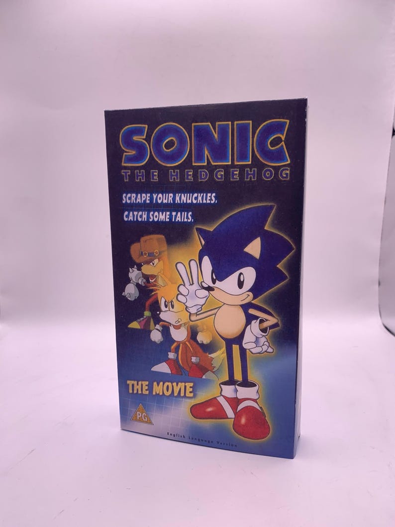 Sonic the Hedgehog OVA Custom Vhs Tape - Etsy
