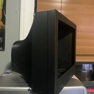 3D Printed Retro Inspired Mini CRT Monitor - Etsy