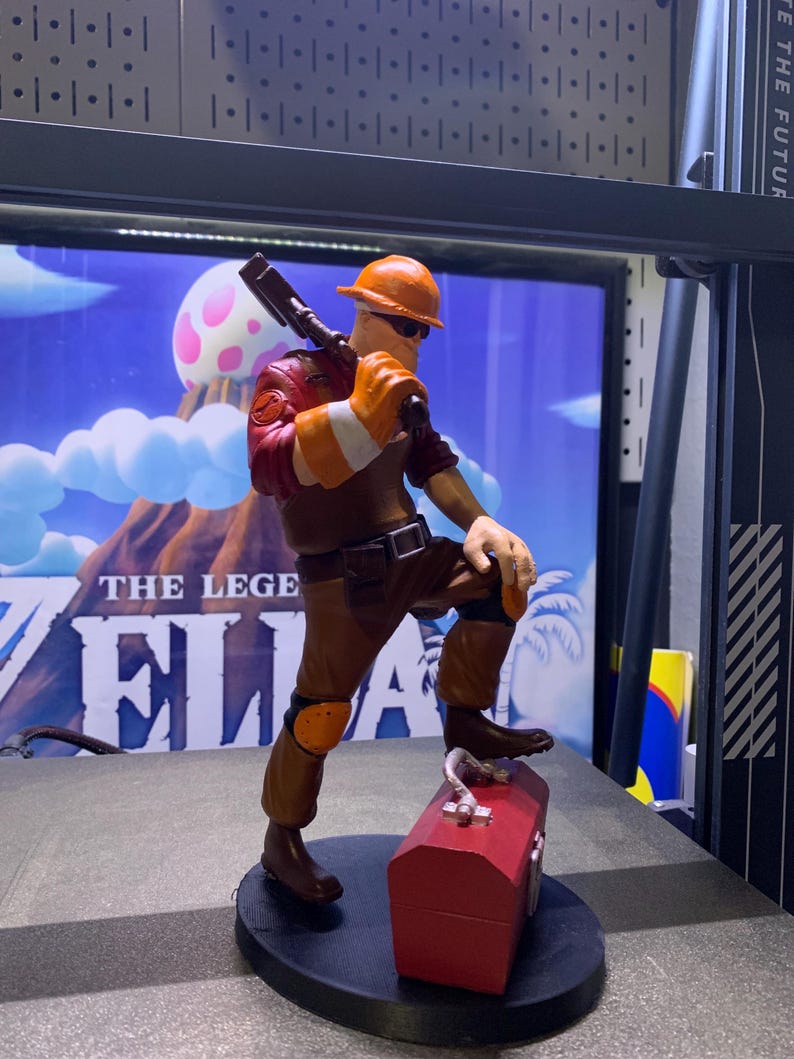 Resin Printed Team Fortress 2 Engineer Figurine - Etsy