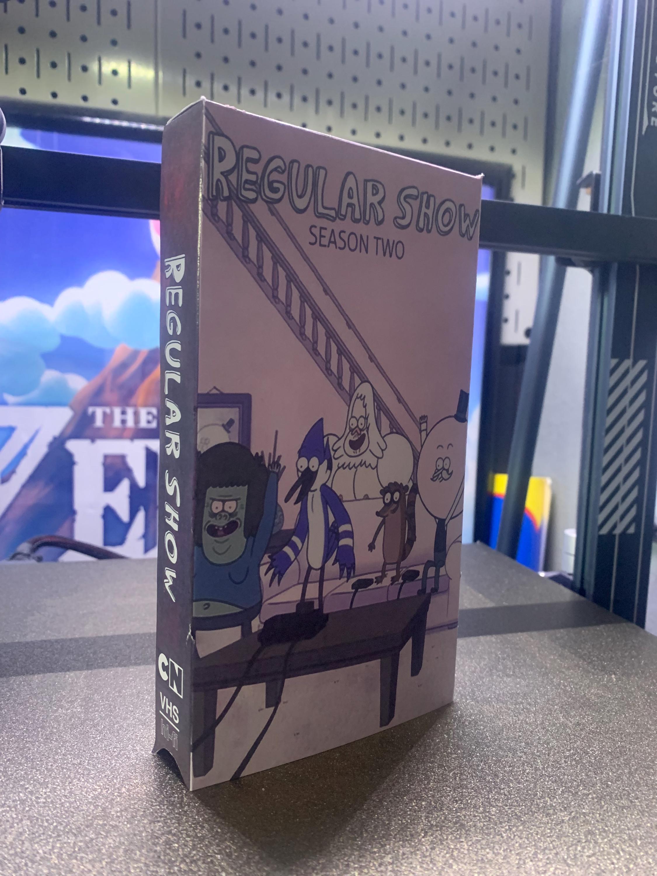 Custom Regular Show Season 2 Vhs Tape - Etsy