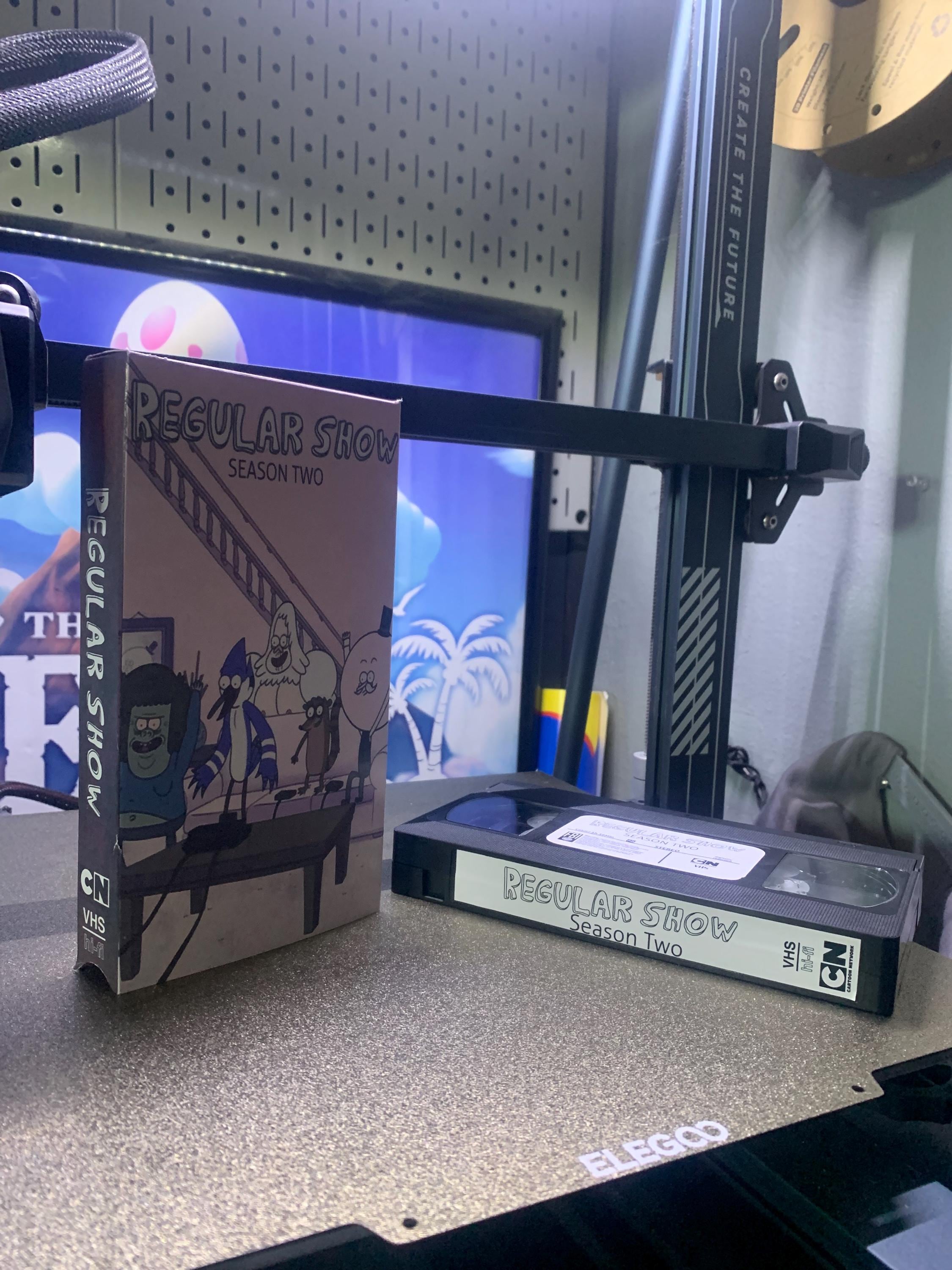Custom Regular Show Season 2 Vhs Tape - Etsy