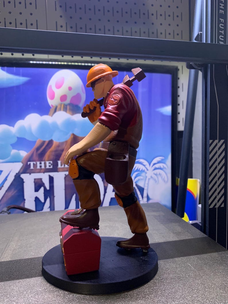 Resin Printed Team Fortress 2 Engineer Figurine - Etsy