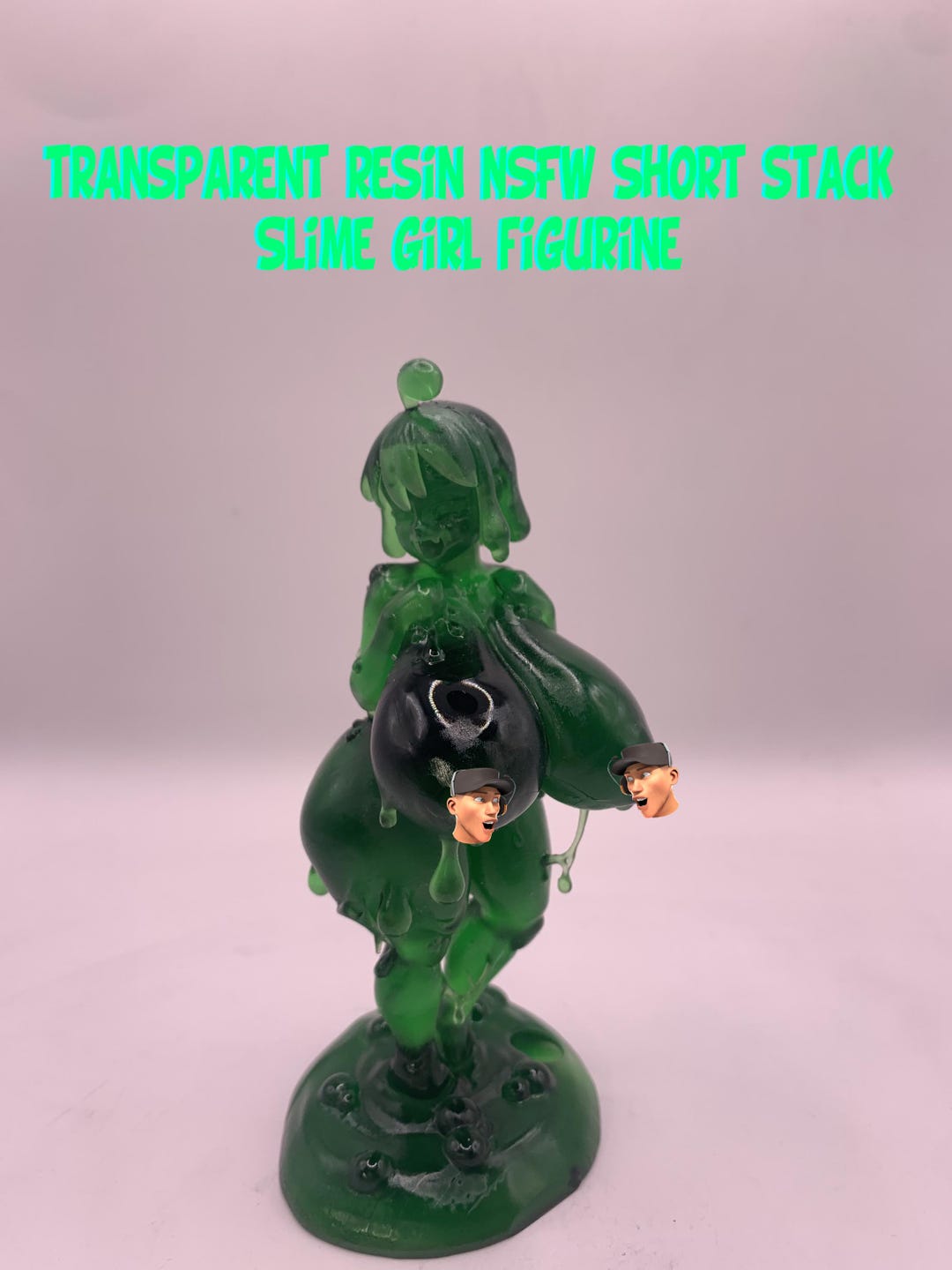 Transparent Resin Printed NSFW Shortstack Slime Girl Figurine - Etsy