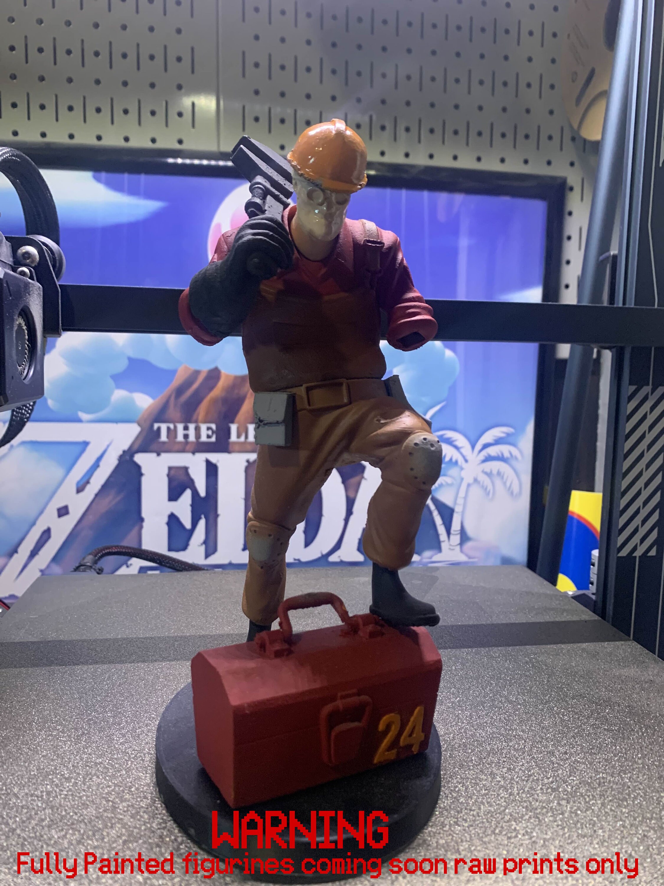 3D Printed Team Fortress 2 Engineer Figurine - Etsy