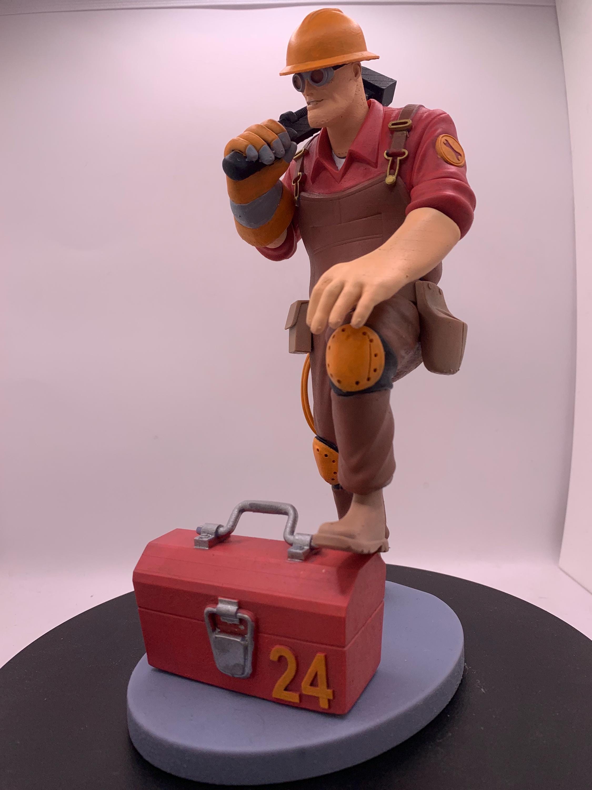 Resin Printed Team Fortress 2 Engineer Figurine - Etsy