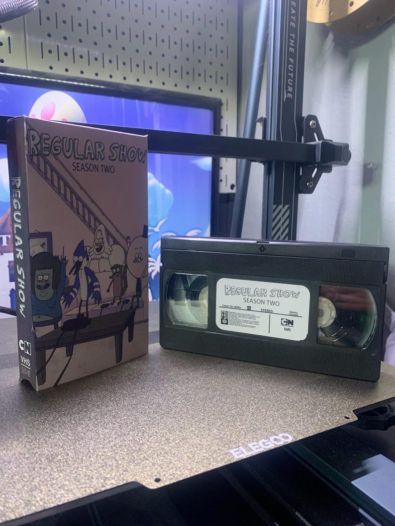 Custom Regular Show Season 2 Vhs Tape - Etsy