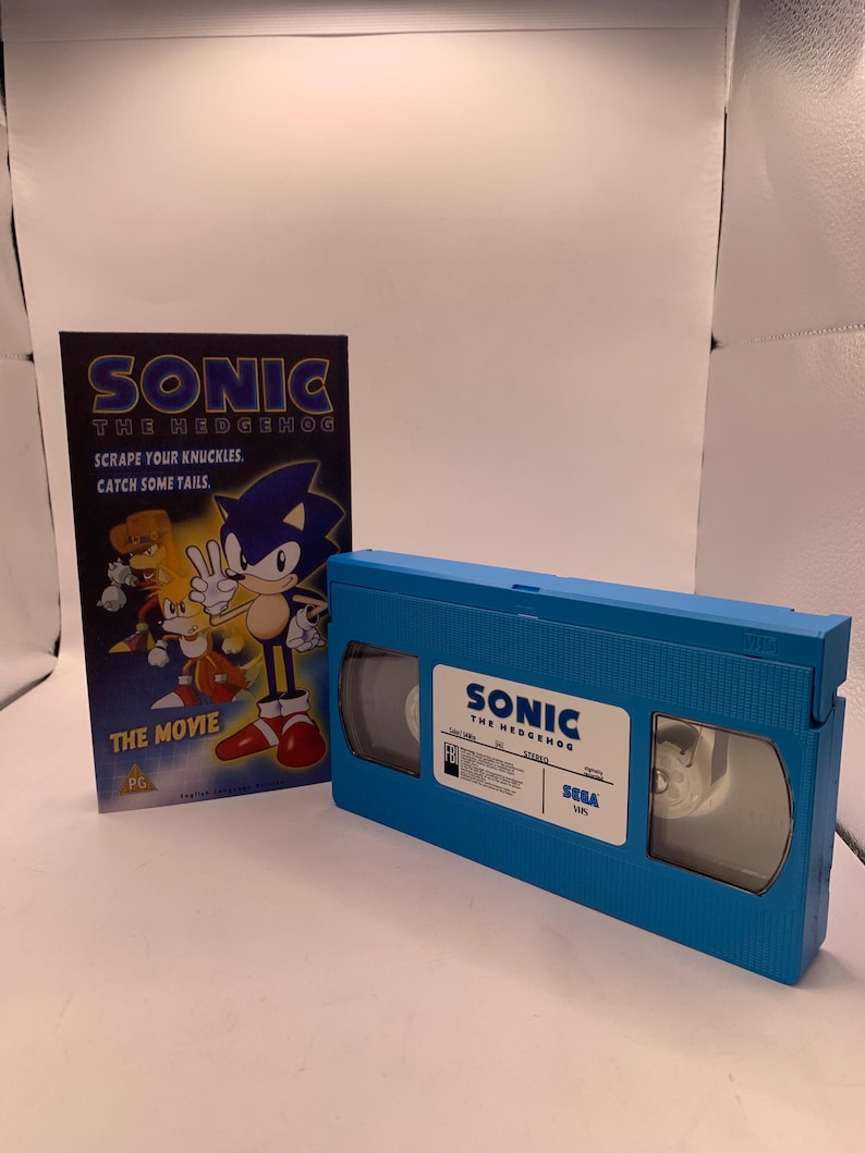 Sonic the Hedgehog OVA Custom Vhs Tape - Etsy