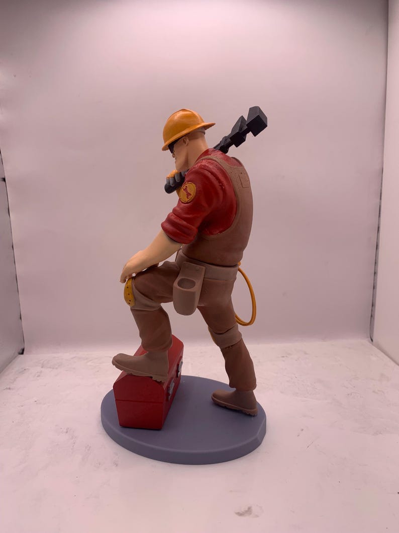 Resin Printed Team Fortress 2 Engineer Figurine - Etsy