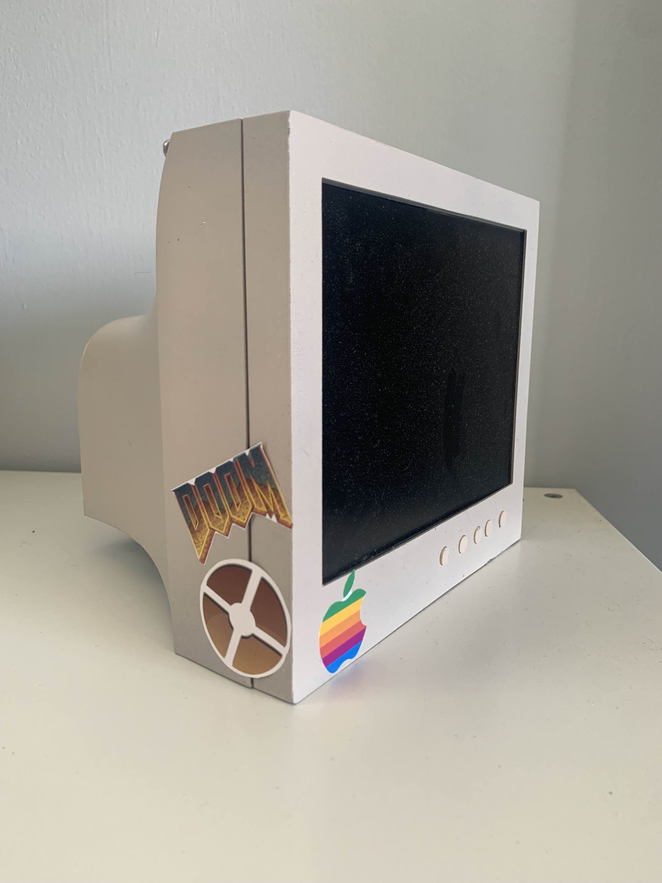 3D Printed Retro Inspired Mini CRT Monitor - Etsy