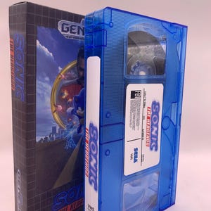 Custom Sonic the Hedgehog Vhs Tape - Etsy Australia